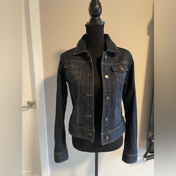 The Limited | Jackets & Coats | The Limited Jean Jacket In Dark Denim ...